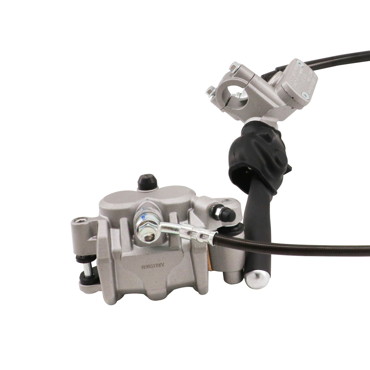 Complete front & rear brake master cylinder caliper assembly with brake ...